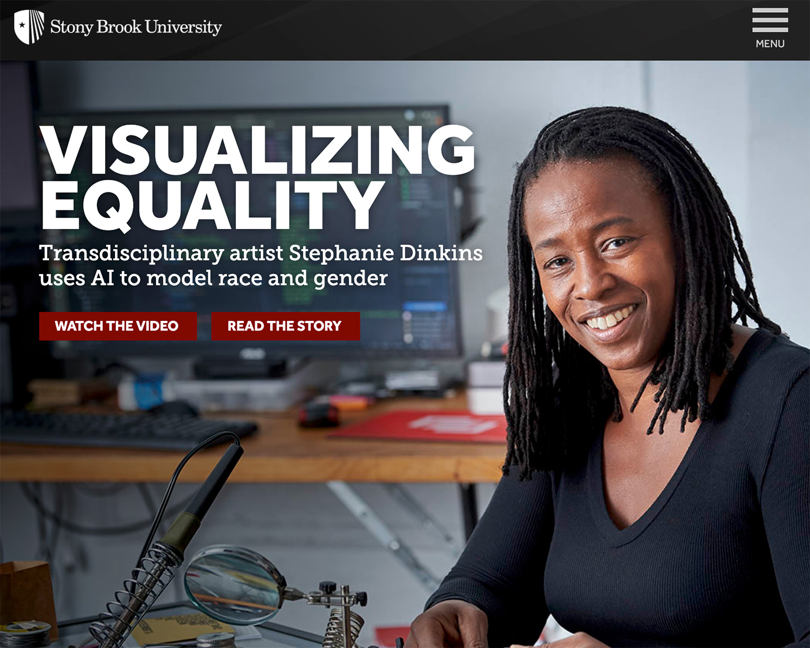 VISUALIZING EQUALITY Transdisciplinary artist Stephanie Dinkins uses AI to model race and gender ...