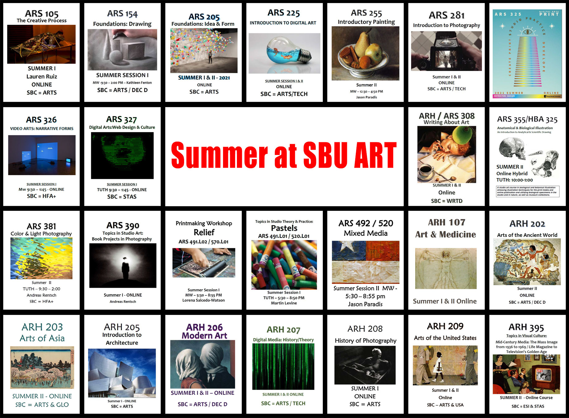 Summer Session 2021 | Department of Art