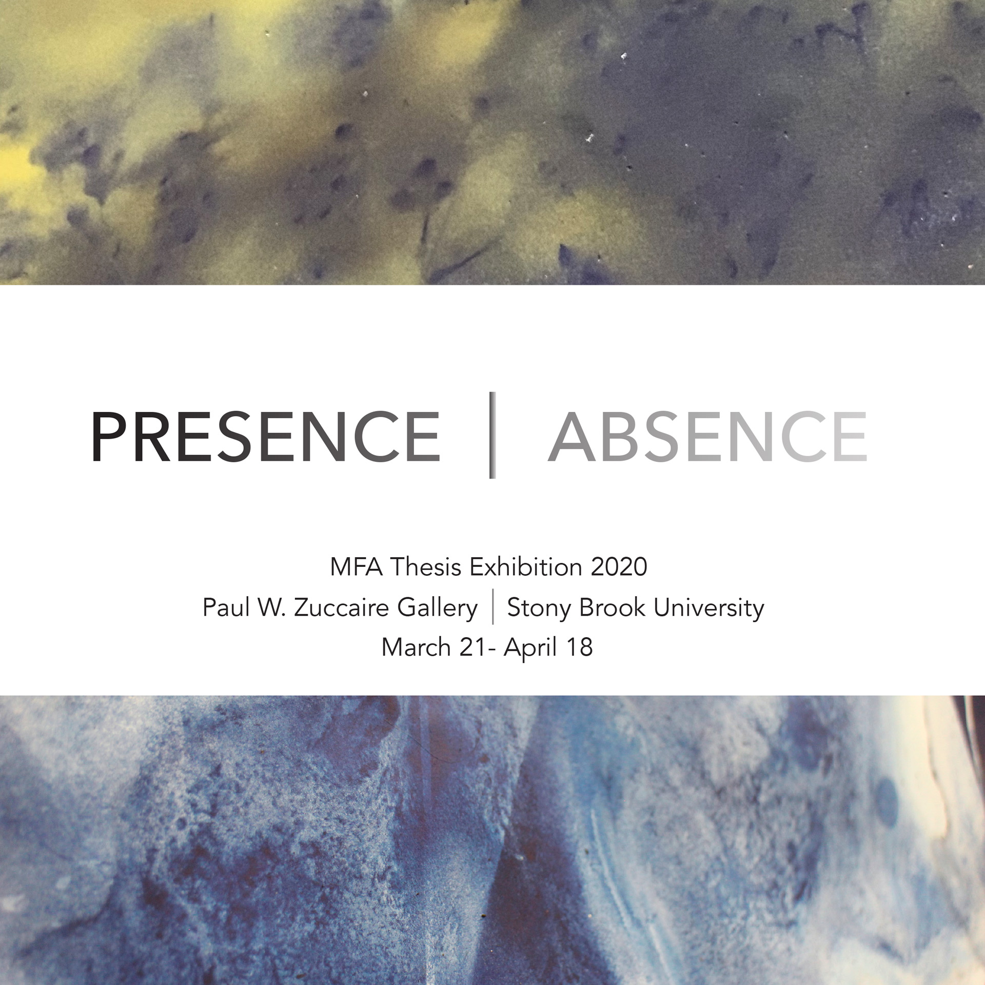 PRESENCE | ABSENCE: MFA THESIS EXHIBITION 2020 | Department of Art