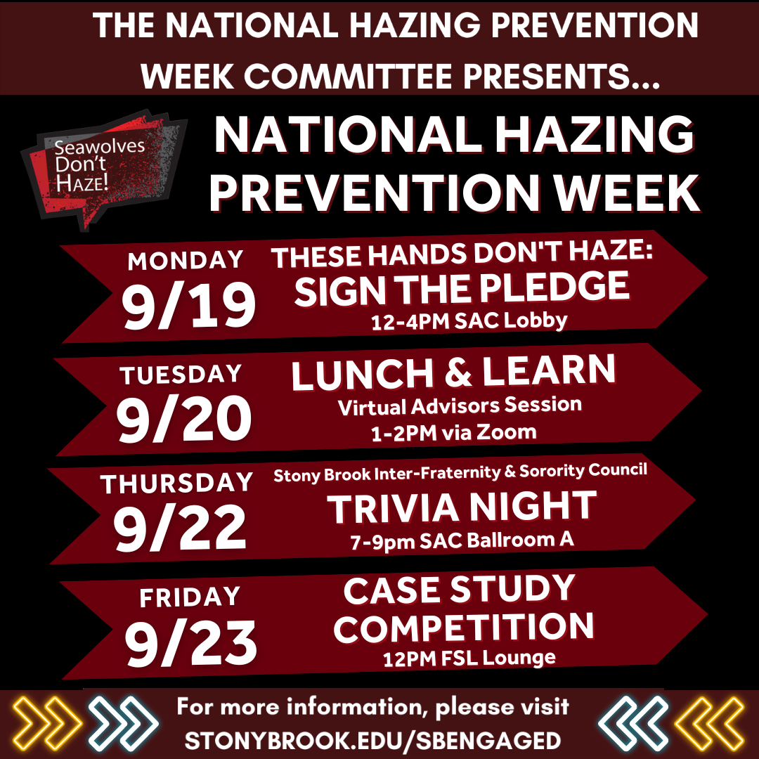 Hazing Prevention Week | Hazing Prevention