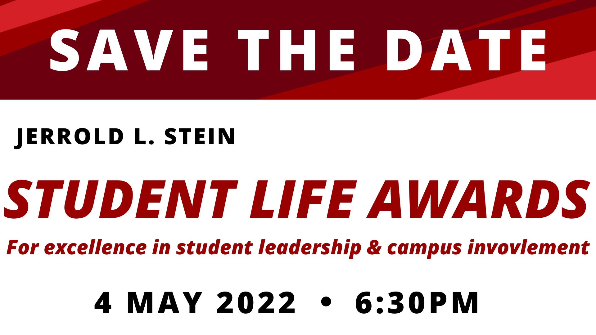 Student Life Awards | Student Engagement and Activities