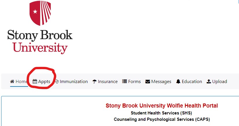 Appointments | Student Health Services