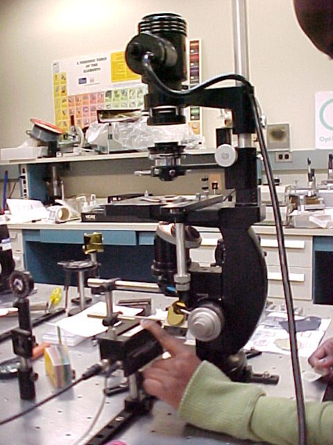 Calibrating an Optical Tweezers Imaging System Using Diffraction